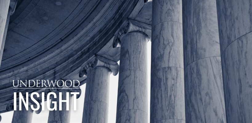 Concerns When Representing a Governmental Entity - Underwood Law